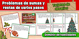 Tarjetas: Problemas de sumas y restas | Twinkl