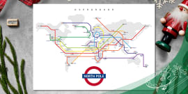 North Pole Role Play Map (teacher made) - Twinkl