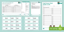 Level 1 Phonics Assessment Pack (teacher made)