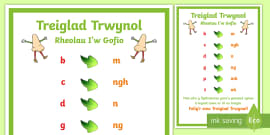 Treiglad Llaes - Rheolau i'w gofio (teacher made)