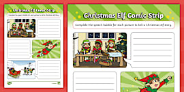 Carol the Christmas Fairy Comic Strip Activity - Twinkl