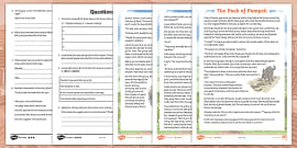 AD 79 Mount Vesuvius Timeline of Eruption PowerPoint
