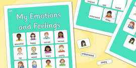 My Emotions Poster Welsh (teacher made) - Twinkl