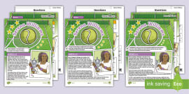 Althea Gibson Fact File - KS2 (teacher made) - Twinkl