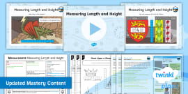 Measure and Record Length and Height Home Learning Tasks