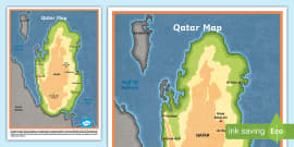 KS1 Qatar Fact Cards - Geography (teacher made) - Twinkl