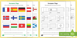 World Map with Names - Continents and Oceans (teacher made)