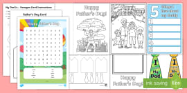 Father's Day Counting Activity - One-to-one correspondence