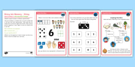 Simple Math Worksheet - KS1 - 1 more and 2 more