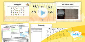 Hieroglyphics PowerPoint (teacher made)