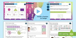 👉 KS2 Dividing Fractions Worksheets (teacher made)
