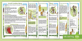Greek Mythology Creation Story Differentiated Reading Comprehension