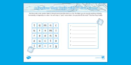 Adjectives That Begin with C to Describe a Person Word Grid Game