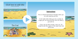 FREE! - Editable Fishing Themed PowerPoint Template - Twinkl