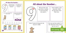 I Spy the Number 9 Activity (Teacher-Made)