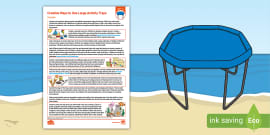 EYFS Seaside Mark-Making Image Reveal Activity | Twinkl