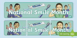 National Smile Month 2026 - Teaching Resources - Twinkl
