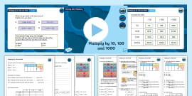 Multiply and Divide by 10, 100 and 1000 - Year 5 PowerPoint
