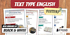 Australian Curriculum Types of Text Posters