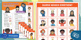 Identifying Emotions Game | Wellbeing | Primary Resources