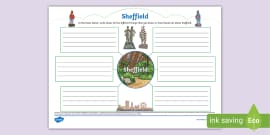 Sheffield Colouring Page, Sheffield, Colouring - Twinkl