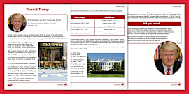 Who is Donald Trump? - Donald Trump Information - Twinkl