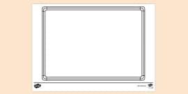 Blackboard in Classroom Colouring | Colouring Sheets