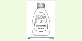 Rice Curry Sauce Colouring Sheet | Colouring Sheets