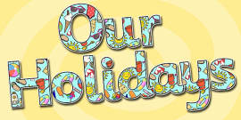 Summer Holiday Writing Template - holidays, writing frames