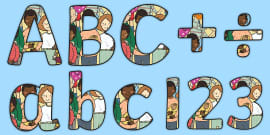 My Family Display Lettering, Families display - Twinkl