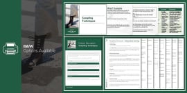 Sampling Methods Lesson Pack (teacher made)