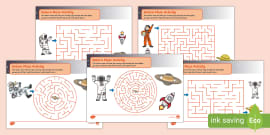 FREE! - Polar Bear Maze Activity Worksheets (Teacher-Made)