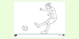 AFL Football Colouring Page | Colouring Pages (teacher made)