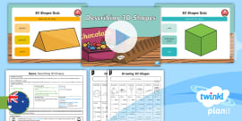 Year 1 Space: 3D Objects Lesson 1 - Twinkl PlanIt Aus