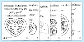 Pizza Colouring Pages (teacher made) - Twinkl