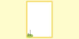 Simple Volcano Page Border | Page Borders | Twinkl - Twinkl