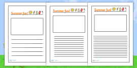 Blank Writing Frames - ESL Writing Resources (Teacher-Made)