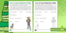 Cinco de Mayo Addition Activity - Reveal the Riddle | Twinkl