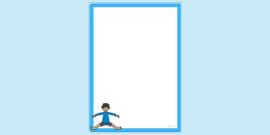 Gymnastics Page Border Printable | Page Borders | Twinkl
