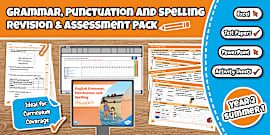 Year 2 Spring 2 Grammar, Punctuation and Spelling Pack