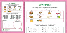 Elf Outline Worksheet / Worksheet (teacher made) - Twinkl
