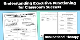 Executive Function Wheel Poster - Twinkl Classroom Resources