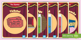 The Theatre Role-Play Pack-the theatre, role play, pack, the theatre pack