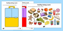 Food Groups Matching Game | Healthy Eating Pie Chart | KS1