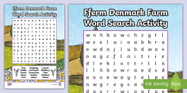 Denmark Word Search (teacher made) - Twinkl