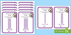 Multiplication Array Poster 2s Poster (teacher made)