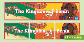 Ancient Africa Timeline Poster - Kingdom of Benin - Twinkl