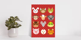 Chinese New Year: Animals of the Zodiac Mime Game - Twinkl
