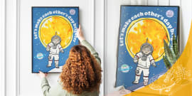 Inspirational Space Themed Poster Pack (teacher made)