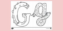 FREE! - Letter G Colouring | Colouring Sheets (Teacher-Made)
